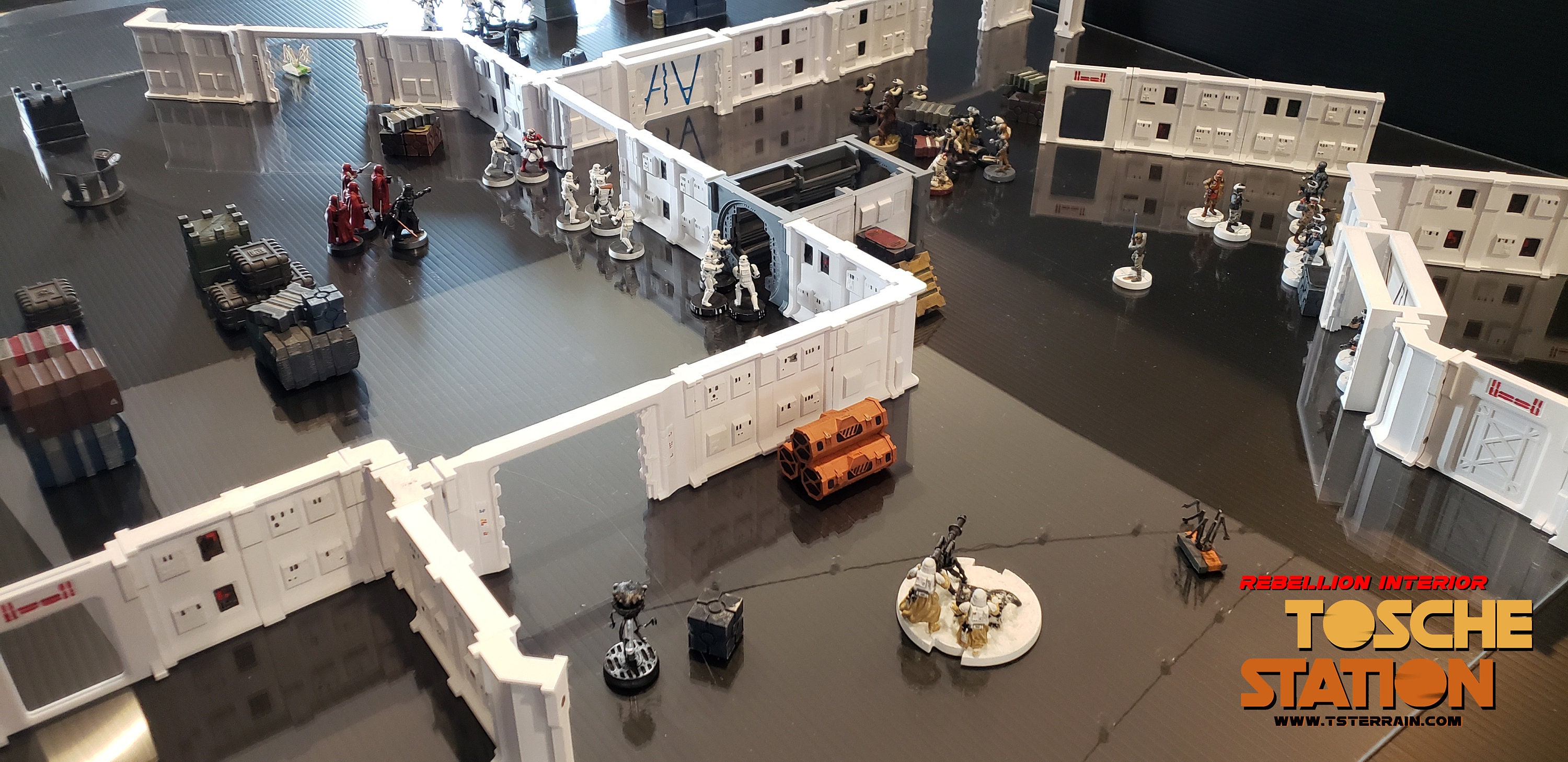 Star Wars Legion Terrain Rebellion Interior Starship Walls - Etsy