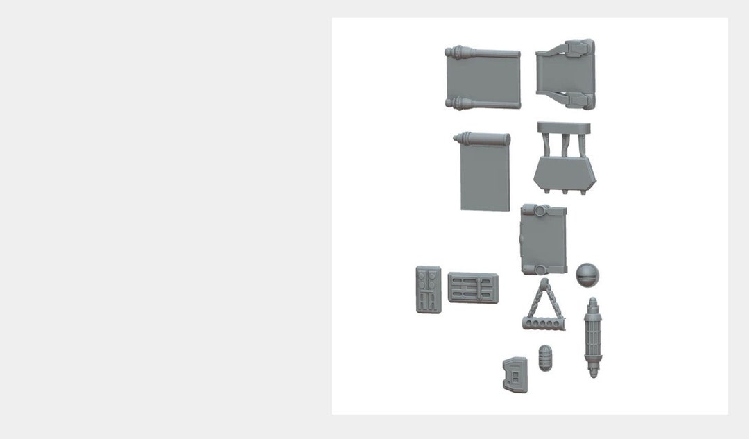 Star Wars Legion Terrain Old Ferrum (ferrix) Greeblies and Signs - Etsy