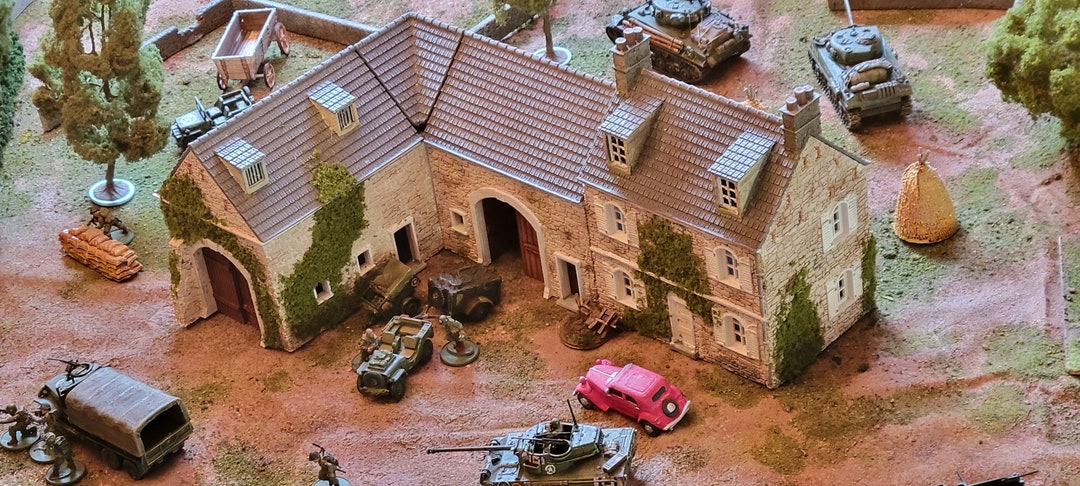 Bolt Action WW2 Terrain L Shaped Normandie Farm - Etsy