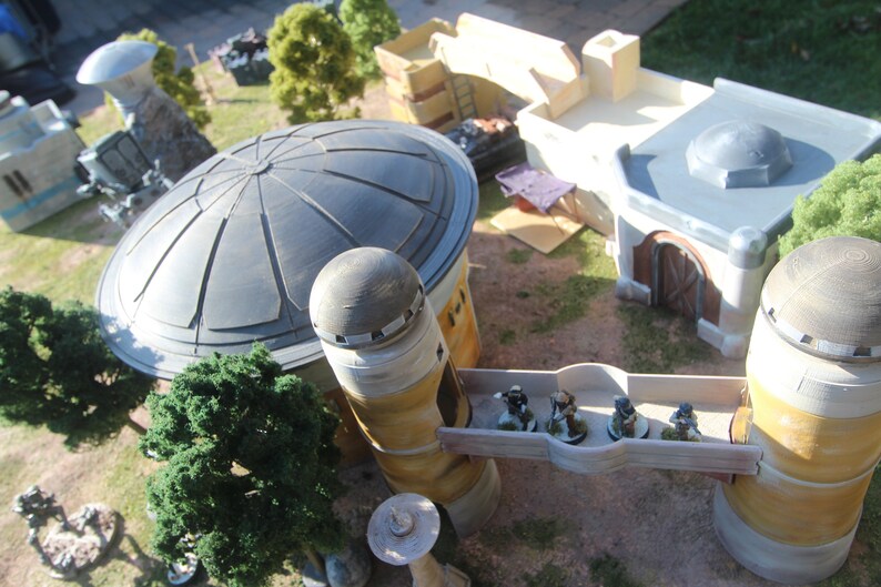 Star Wars Legion Terrain Black Spire Outpost Twin Tower's and Bridge - Etsy