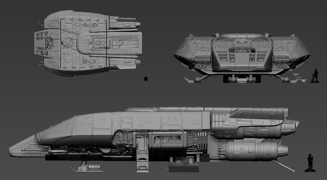 Star Wars Legion & Shatterpoint - EML-850 Light Freighter - Etsy