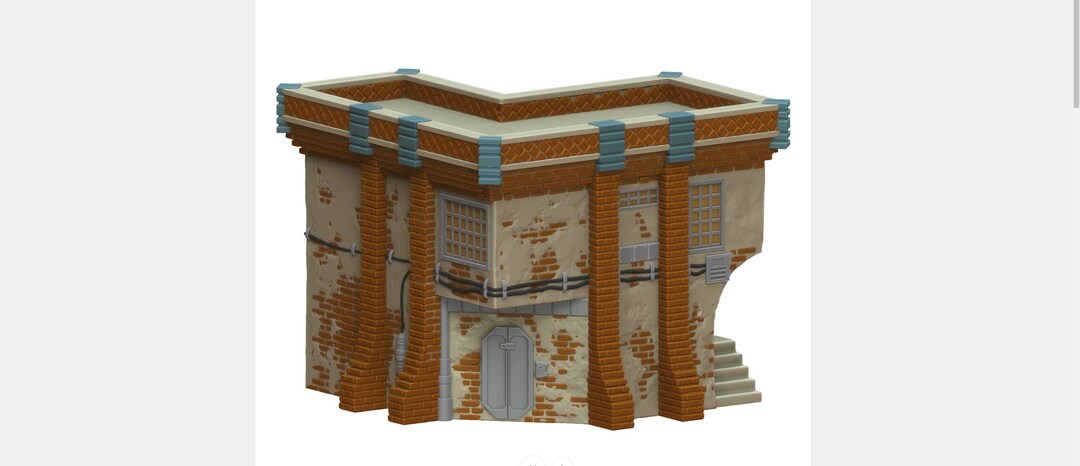 Star Wars Legion Terrain Old Ferrum ferrix Main Street Corner House - Etsy