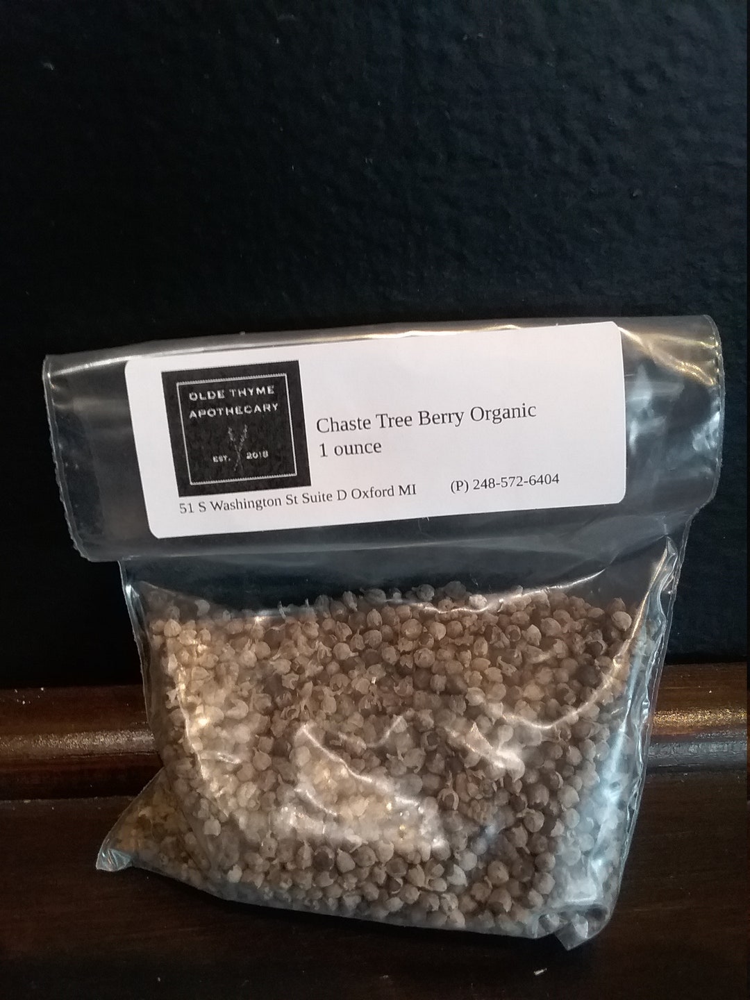 Chaste Tree Berry Organic 1oz - Etsy