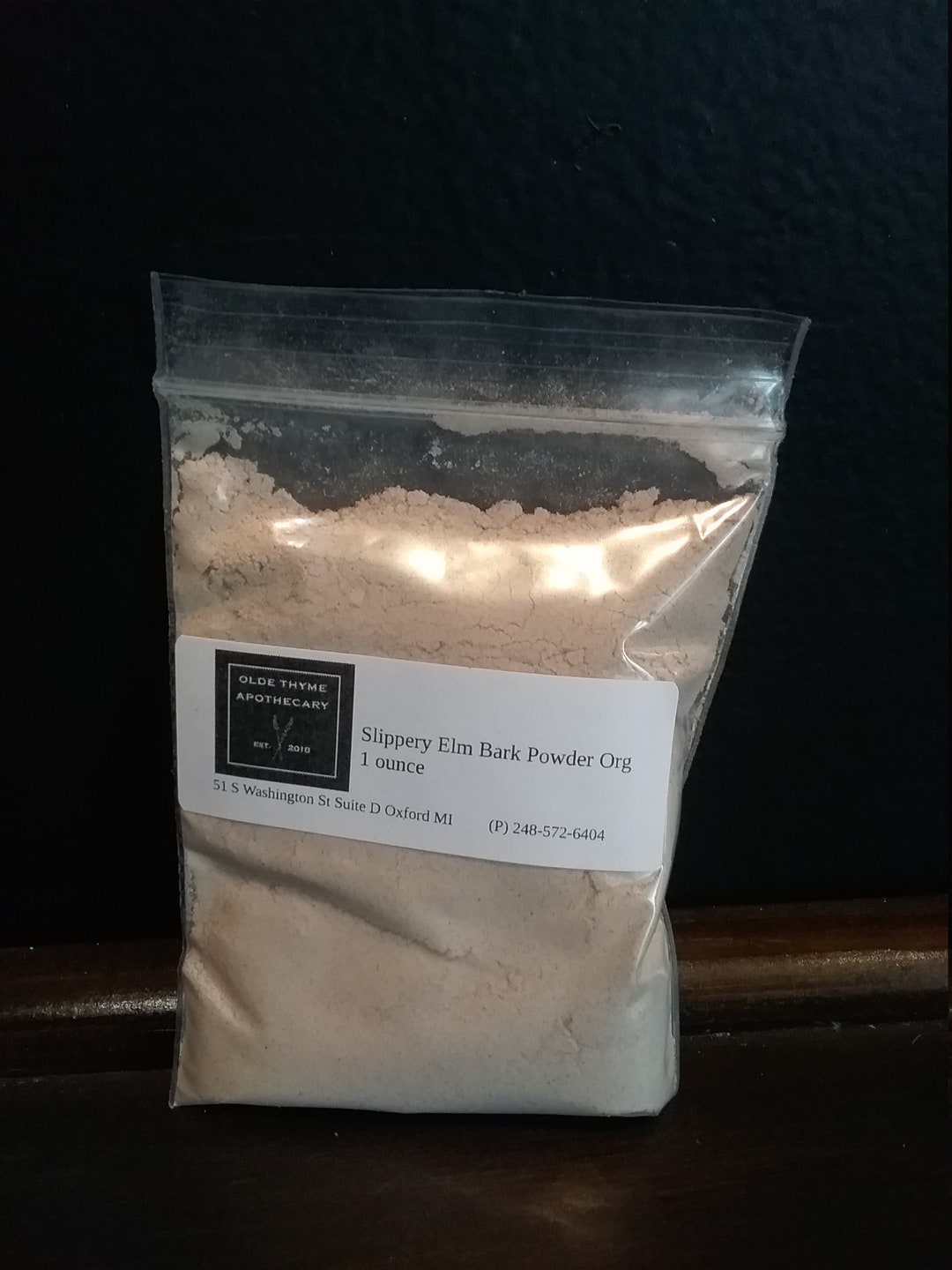 Slippery Elm Bark Powder Organic 1oz - Etsy