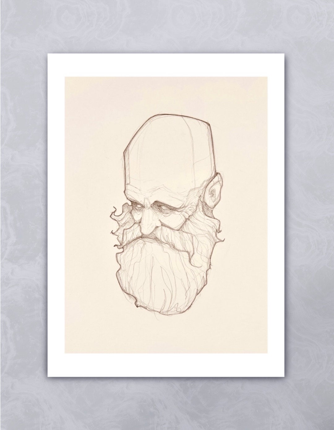 Old Man Giclee Print - Etsy