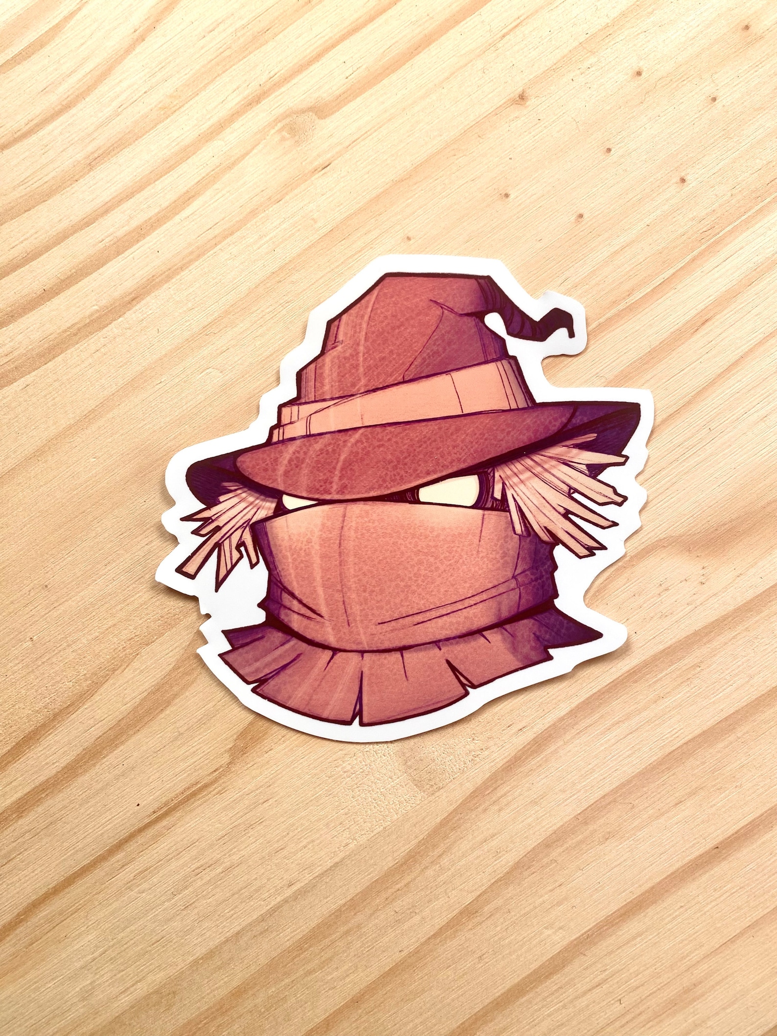 Scarecrow Sticker - Etsy