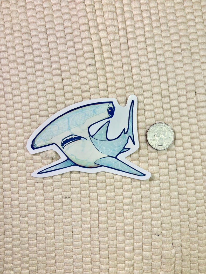 Hammerhead Shark Sticker - Etsy