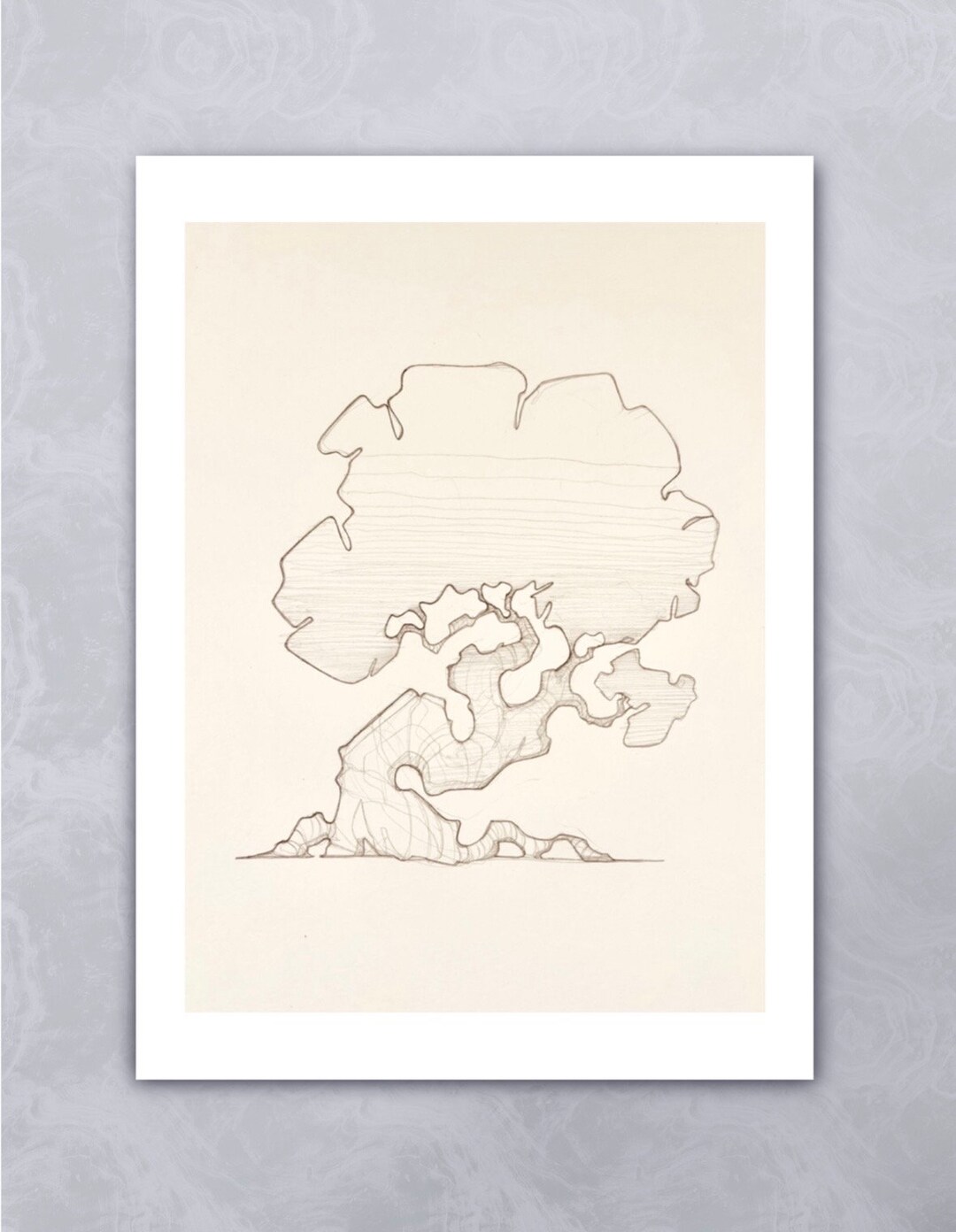 Knobby Tree Giclee Print - Etsy