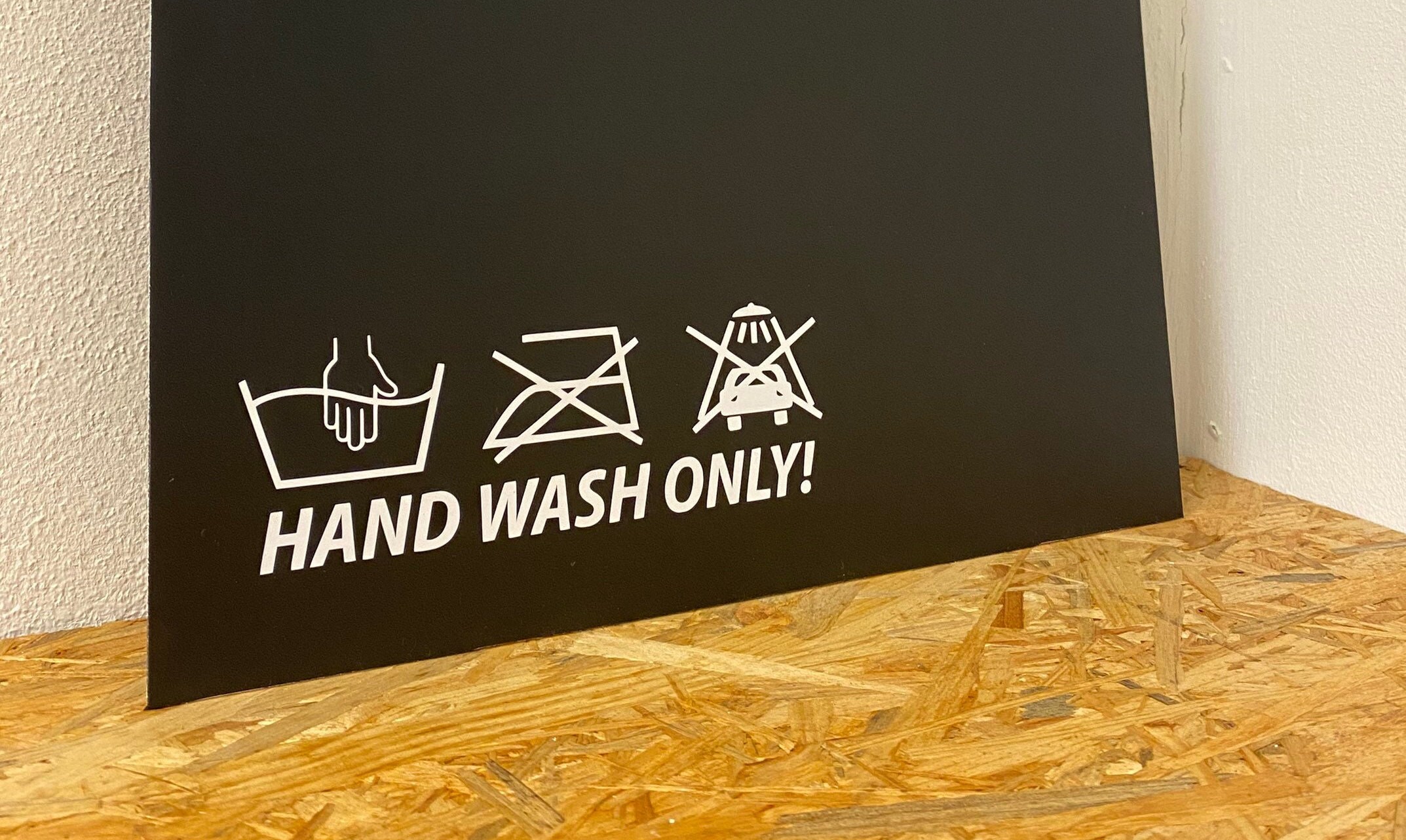 Hand Wash Only Sticker Lettering Car Tuning Stickers Car Lettering Foil ...