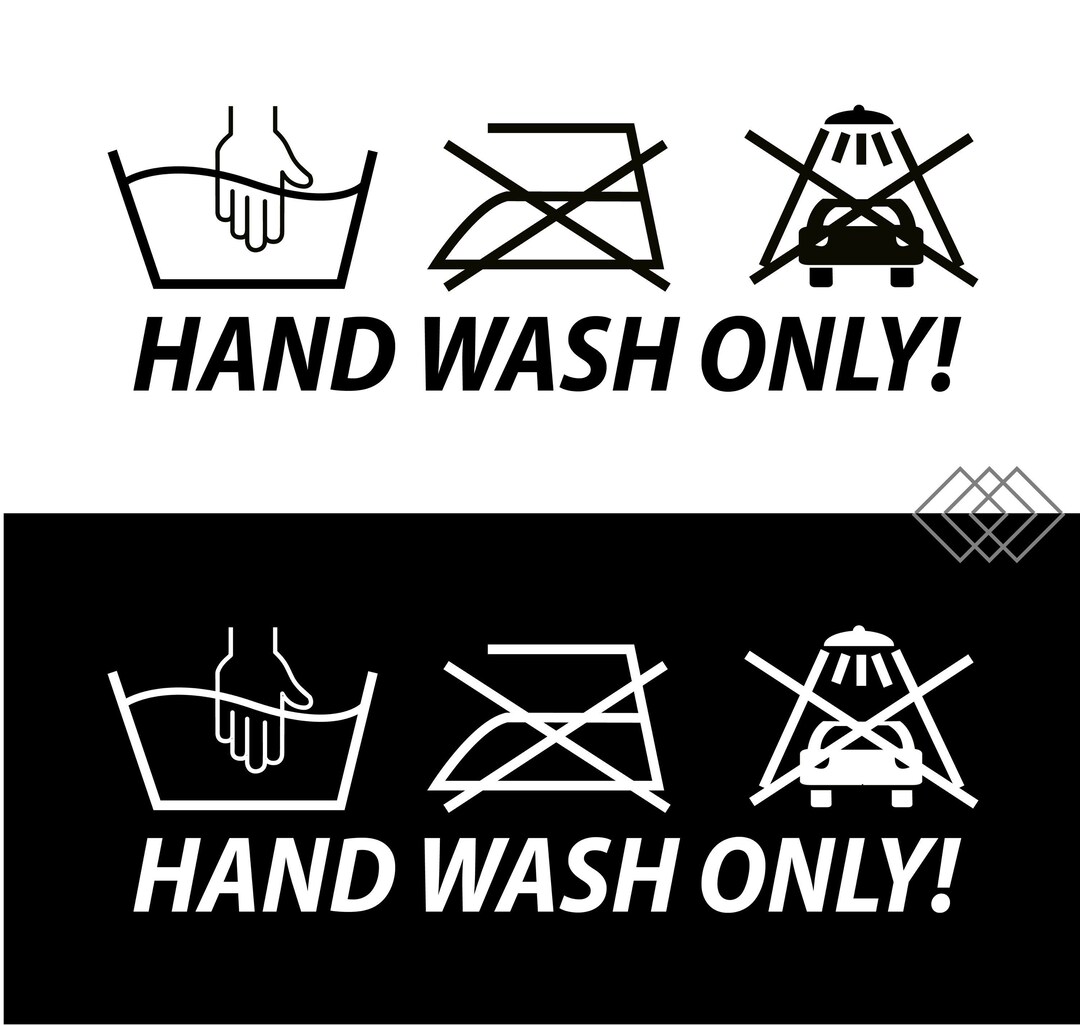 Hand Wash Only Sticker Lettering Car Tuning Stickers Car Lettering Foil ...