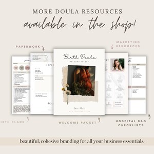 The ORIGINAL Birth Doula Welcome Packet Paperwork Bundle, Doula ...