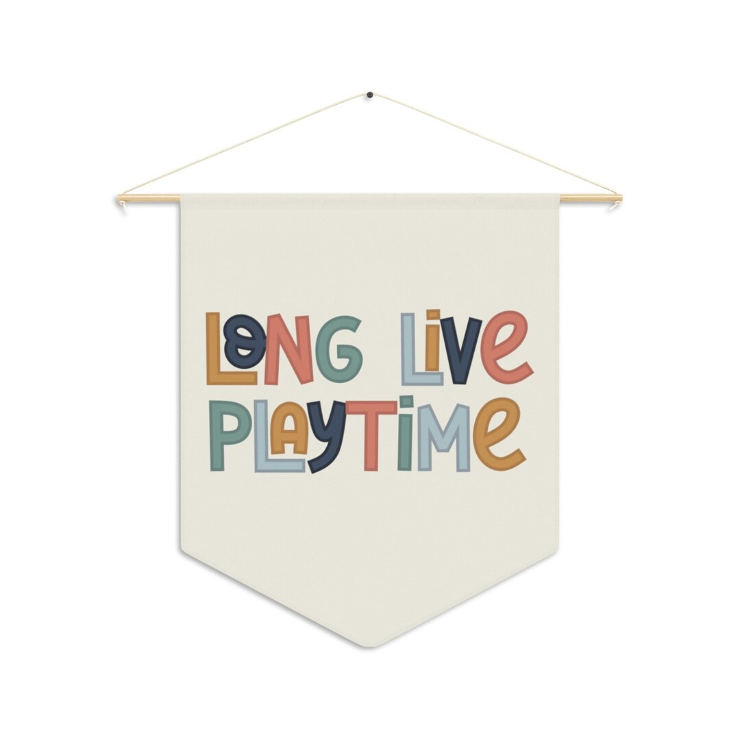 Long Live Playtime Banner / Signs for Playroom / Playroom - Etsy