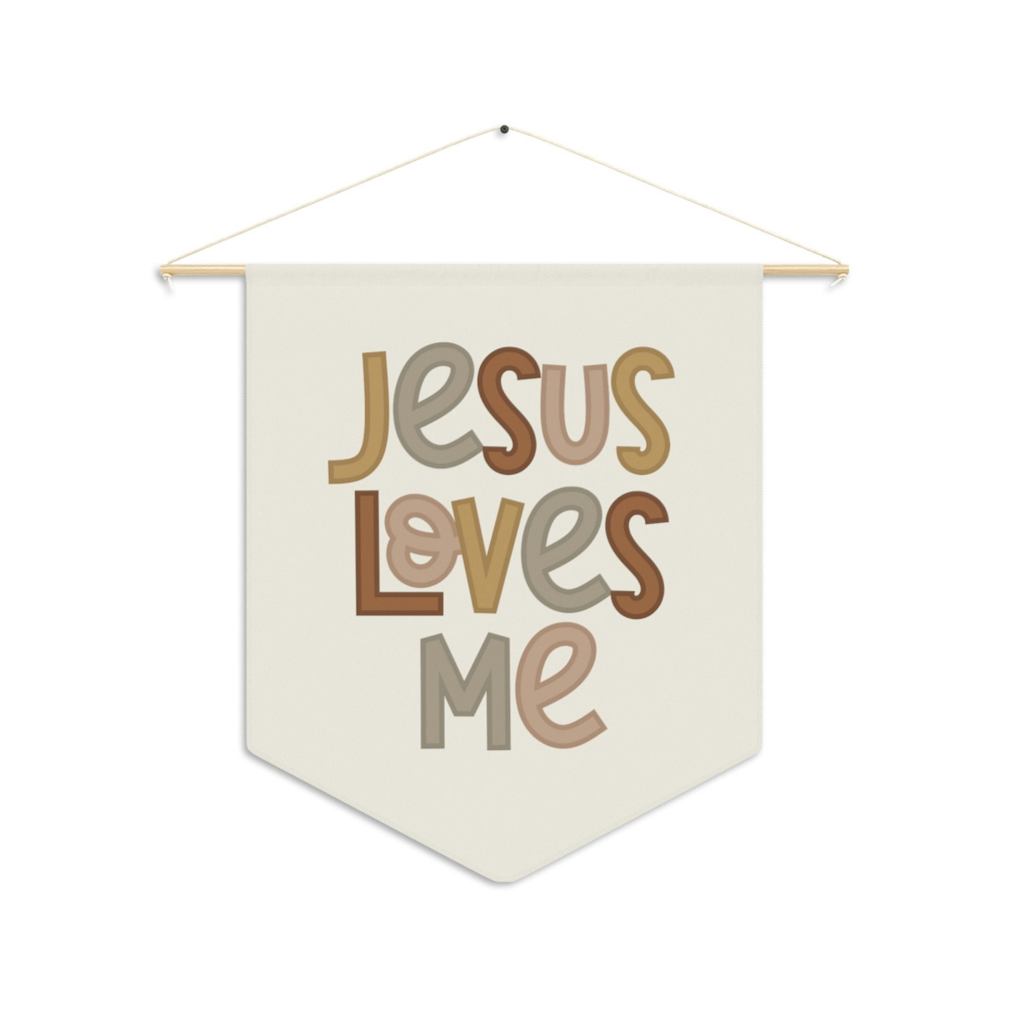Jesus Loves Me Banner / Christian Nursery Decor / Church Nursery Decor ...