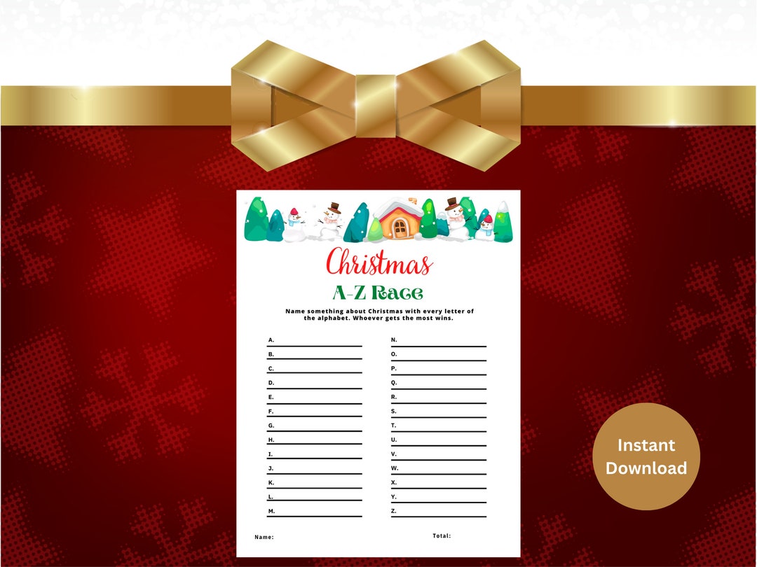 Holiday Game Christmas Game Christmas Game Printable Fun Family holiday-game-christmas-game-christmas-game-printable-fun-family
