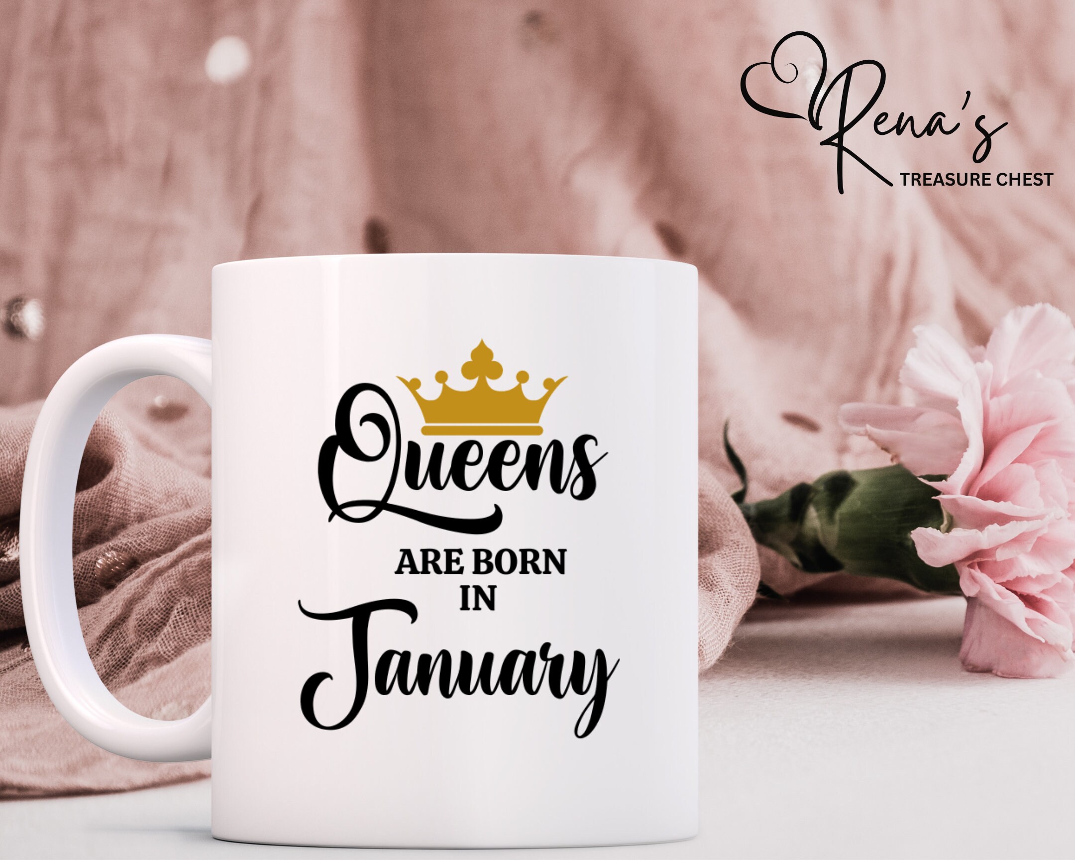 Queens Are Born in January SVG PNG, Birthday Queen, Birthday Queen ...