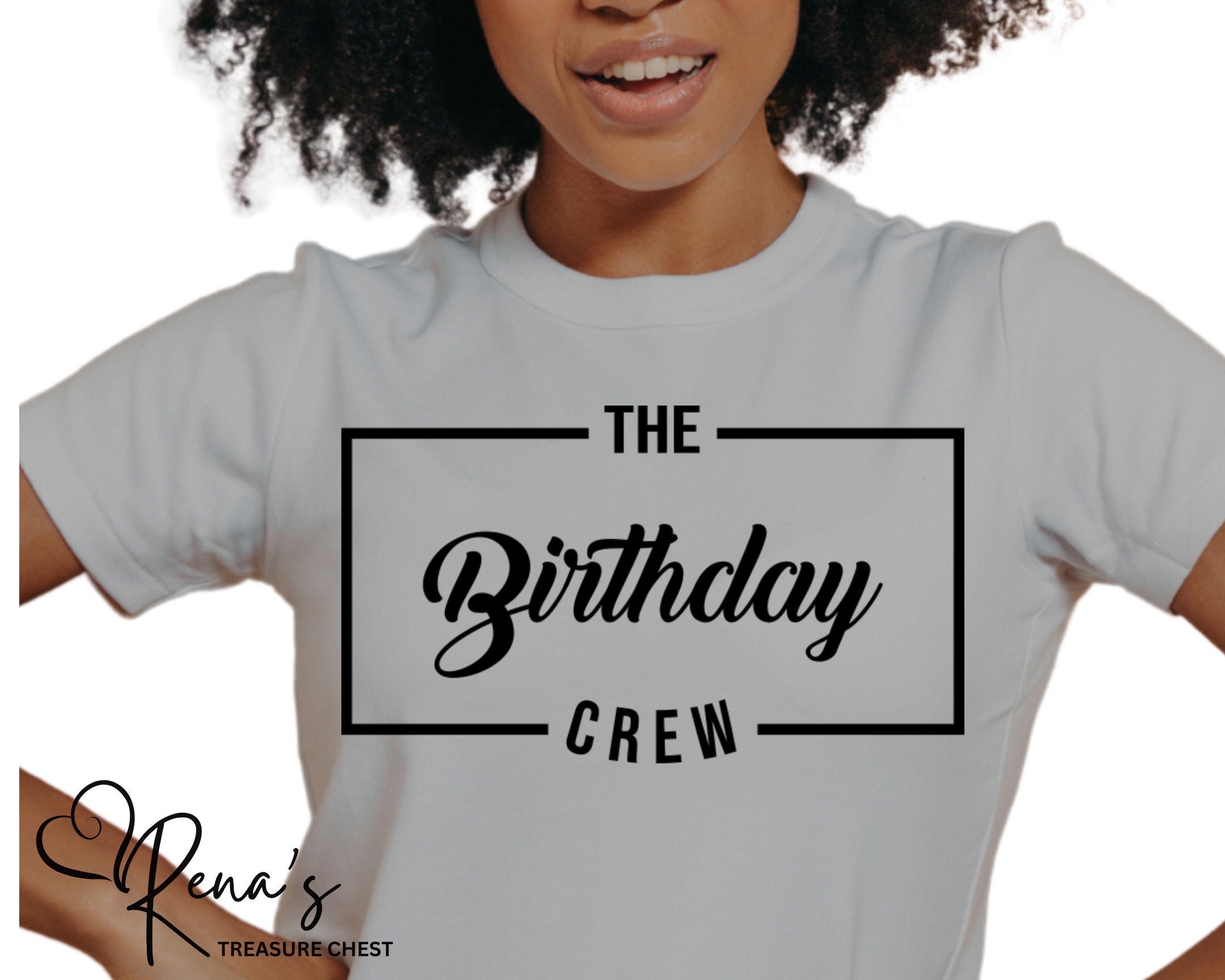 Birthday Crew SVG, PNG, Digital File - Etsy