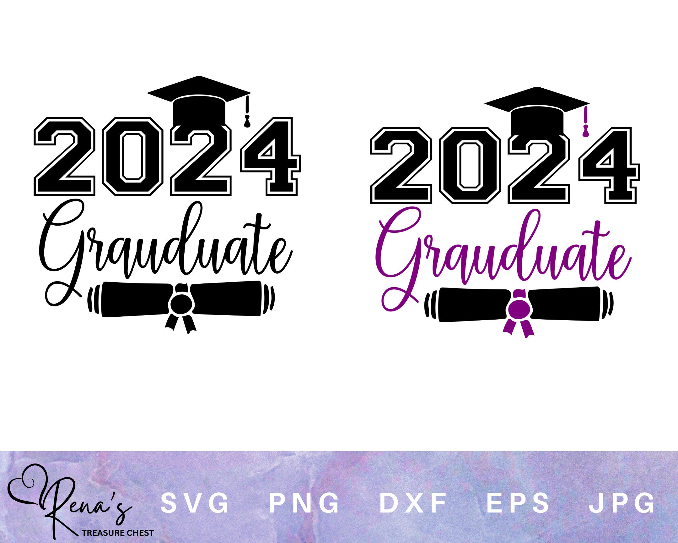 Graduate 2024, Senior 2024 SVG, Class of 2024 SVG, Graduation 2024 ...
