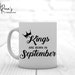 Kings Are Born in September SVG, Birthday King Digital File - Etsy