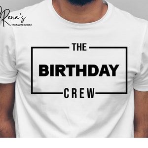 Birthday Crew SVG, PNG, Digital File - Etsy