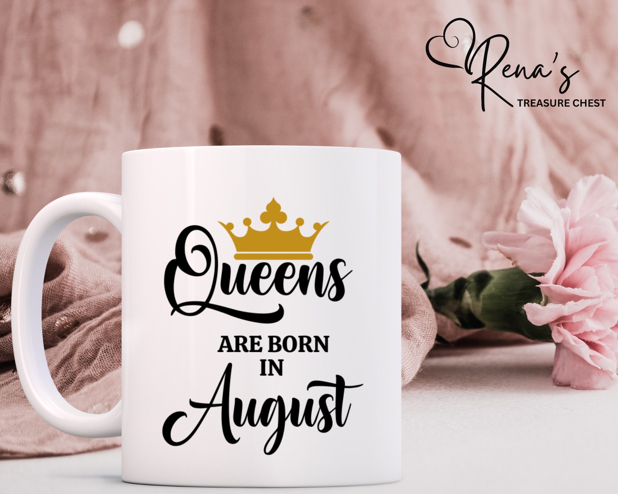 August Birthday Queen SVG, PNG, Digital Files - Etsy