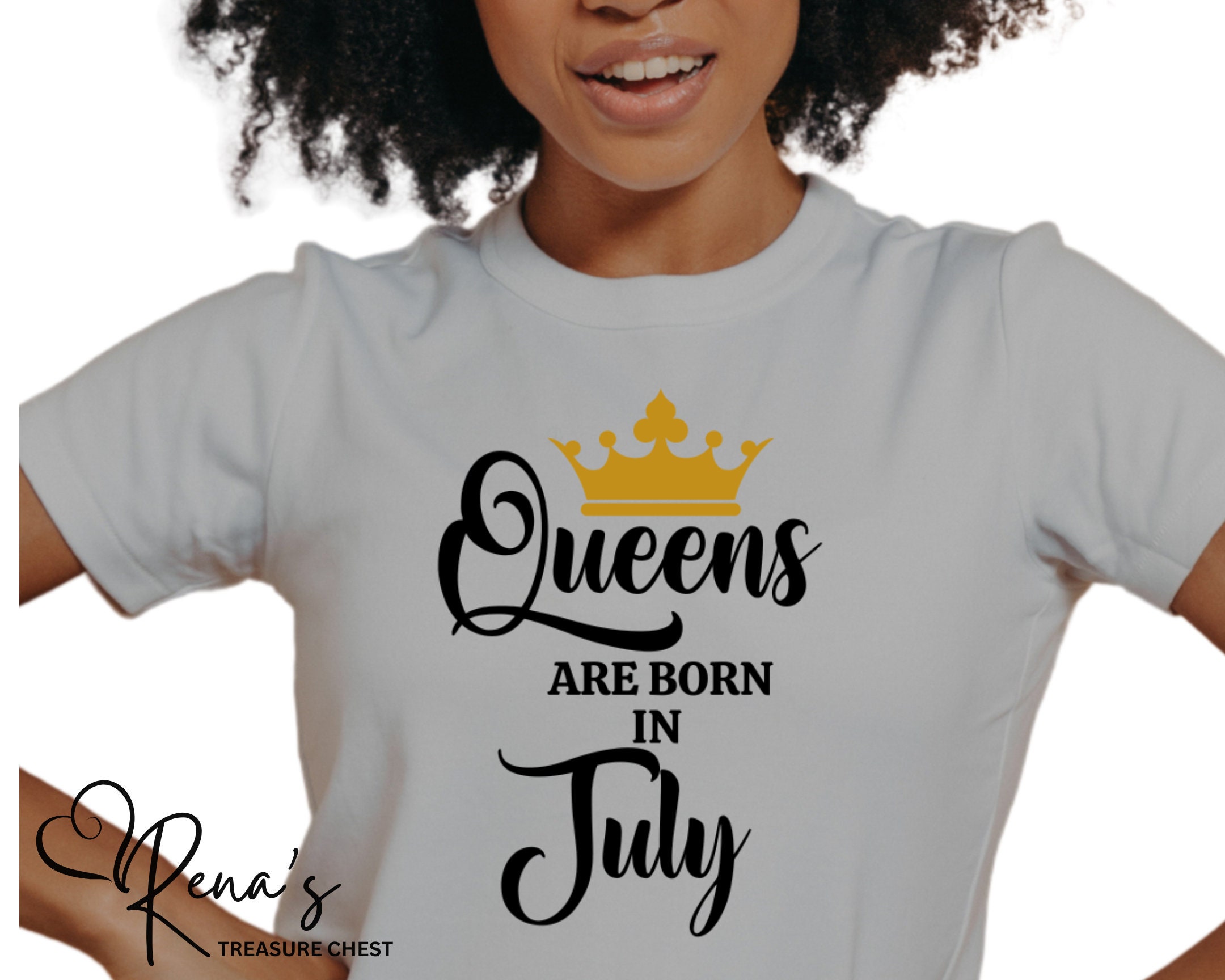 Queens Are Born in July SVG, Birthday Queen File (digital Download) - Etsy
