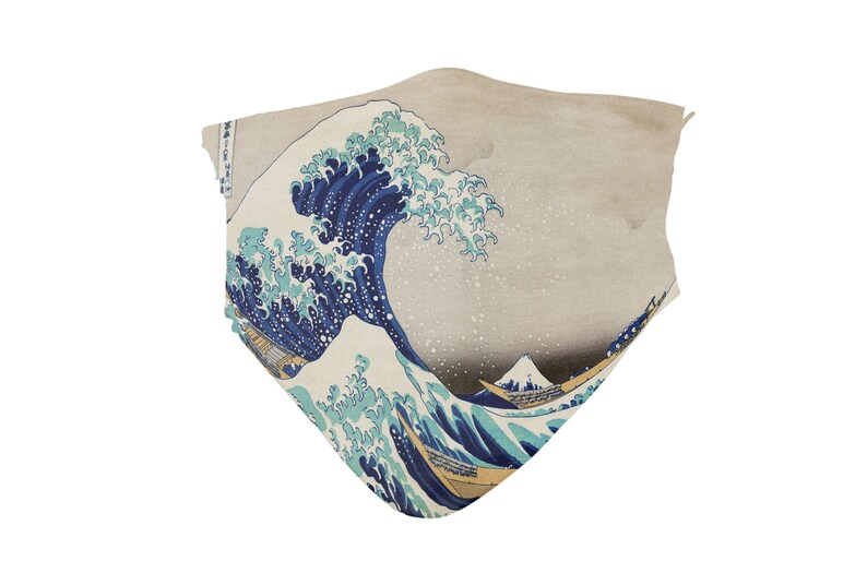 Great Wave off Kanagawa Hokusai Face Mask, Face Mask for Men Women ...