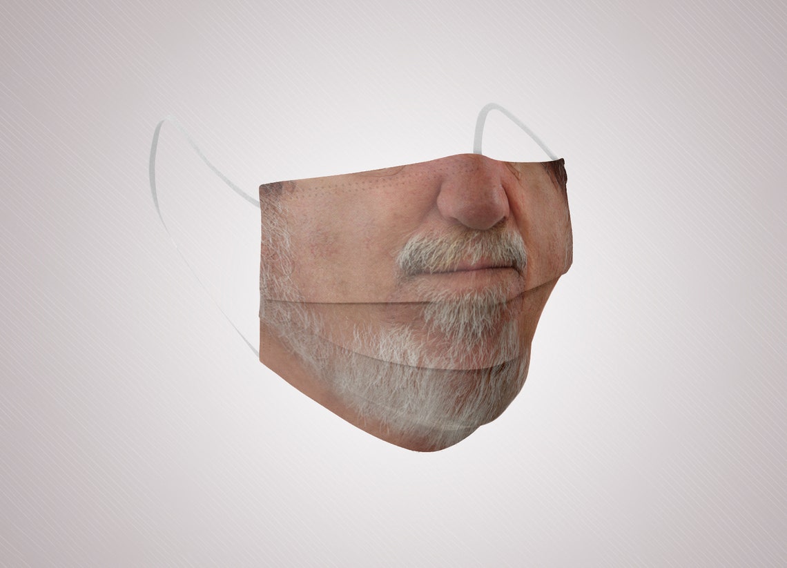Face Mask for Men With Beard Beard Man Face Mask Washable - Etsy