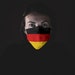 Patriotic Germany Flag Face Mask German Flag Face Mask Face - Etsy