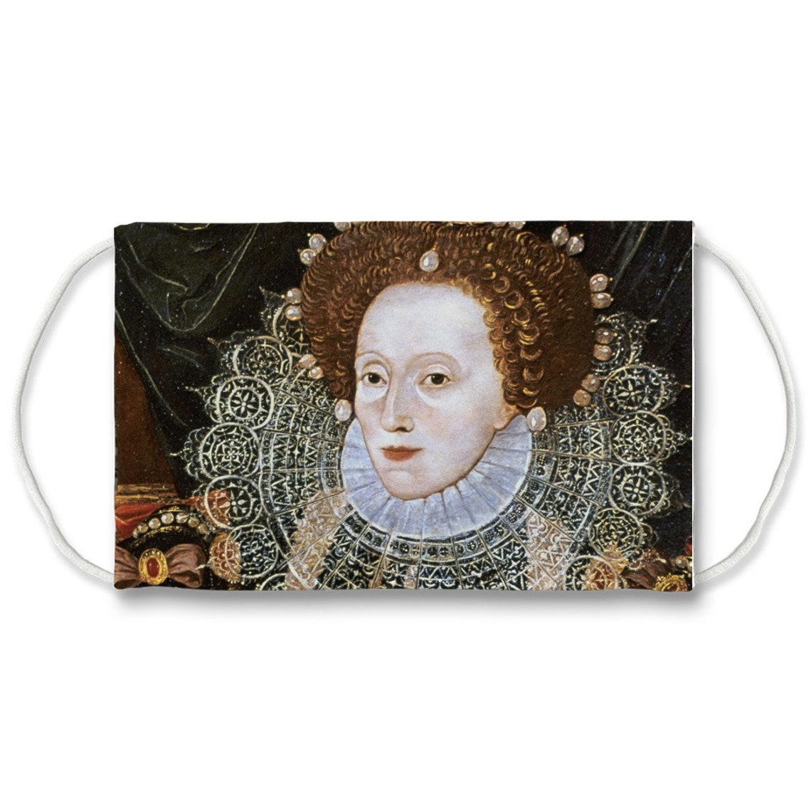 Elizabeth I Face Mask Henry VIII Funny Face Mask Washable - Etsy