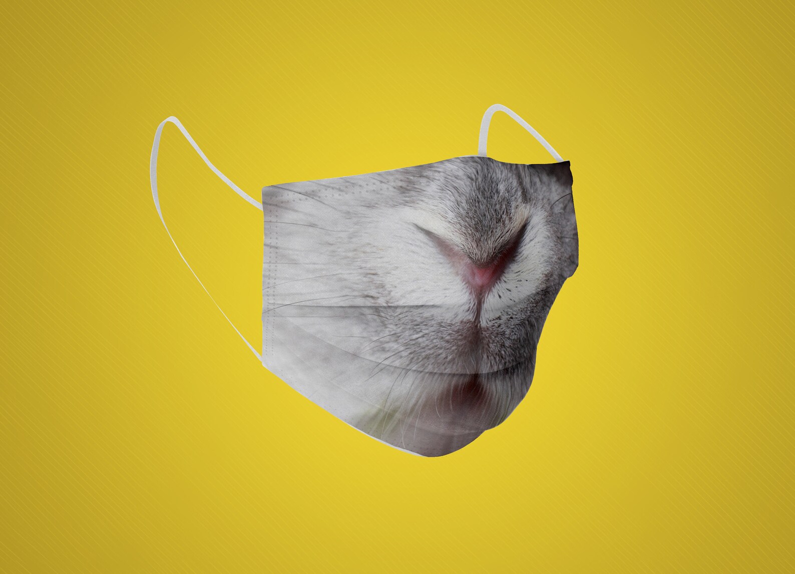 Rabbit Nose Face Mask, Funny Rabbit Face Mask, Washable Face Mask ...