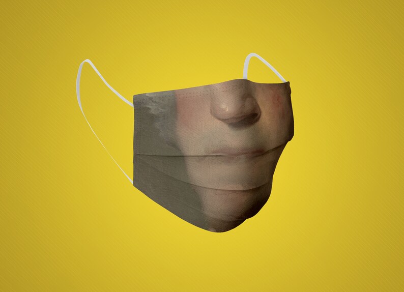 George Washington Face Mask, US President, Funny Face Mask, Washable ...