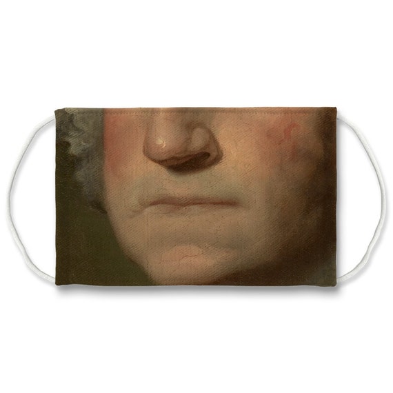 George Washington Face Mask US President Funny Face Mask - Etsy