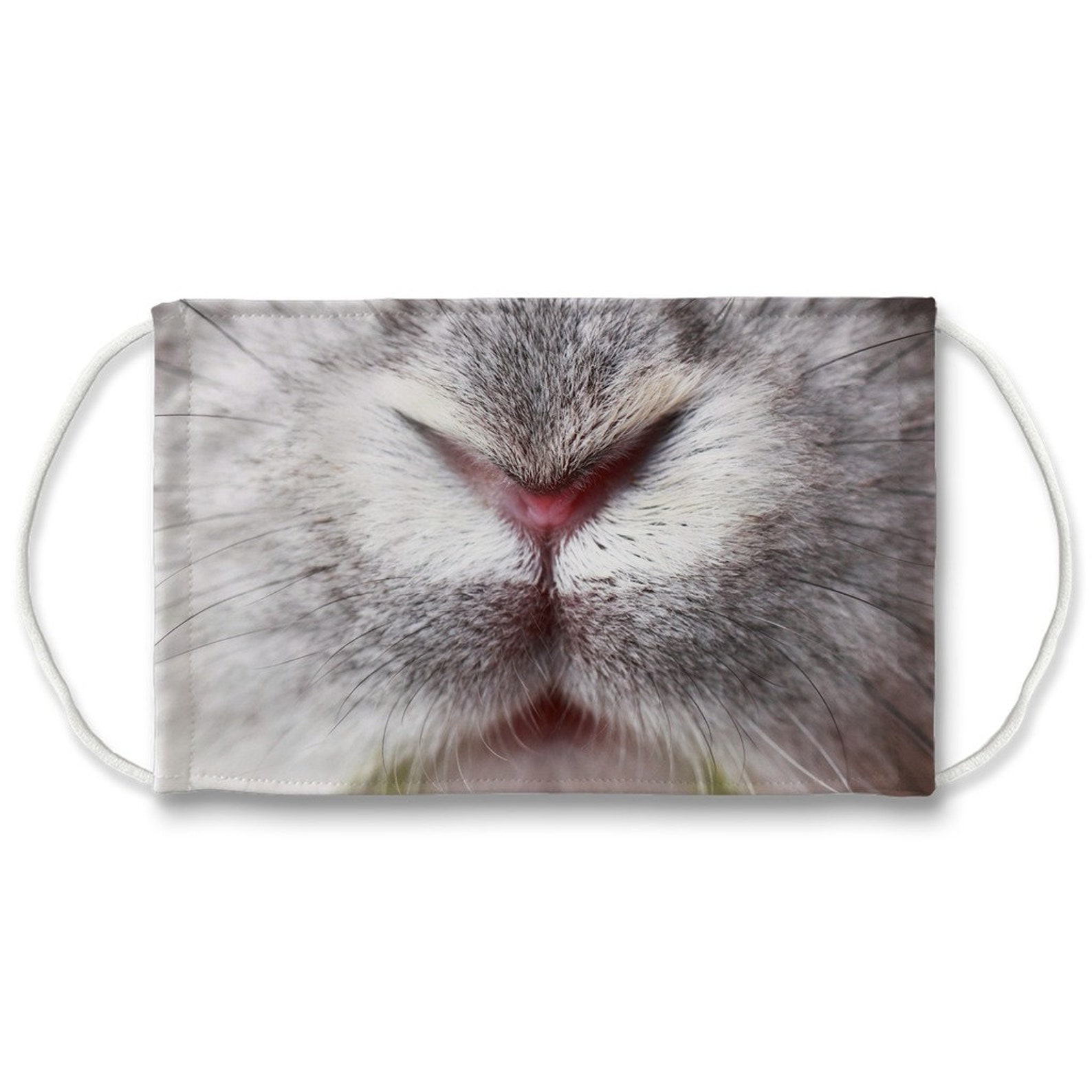 Rabbit Nose Face Mask, Funny Rabbit Face Mask, Washable Face Mask ...