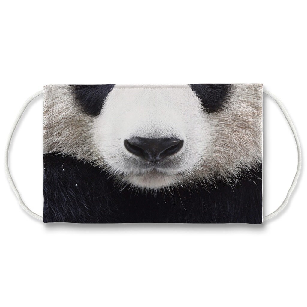 Panda Nose Face Mask, Funny Panda Face Mask, Washable Face Mask ...