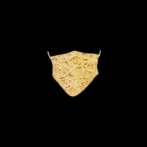 Spaghetti Face Mask, Funny Face Mask, Washable Face Mask, Funny ...