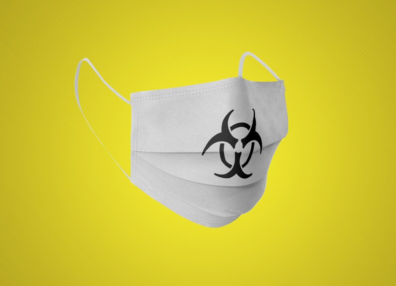 Biohazard Sign Face Mask Funny Face Mask Washable Face Mask - Etsy