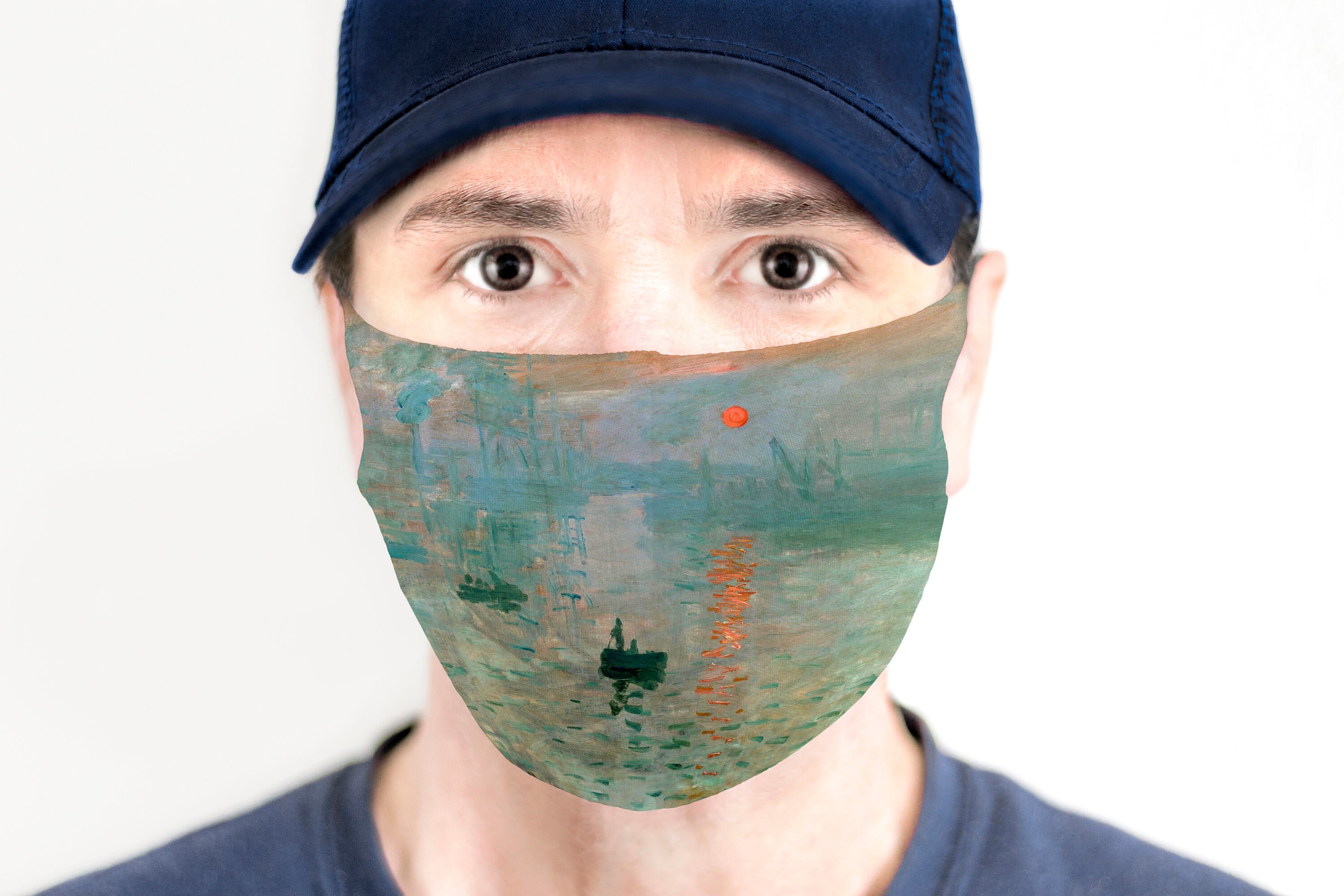 Buy Impression, Sunrise Face Mask, Claude Monet, Washable Face Mask ...