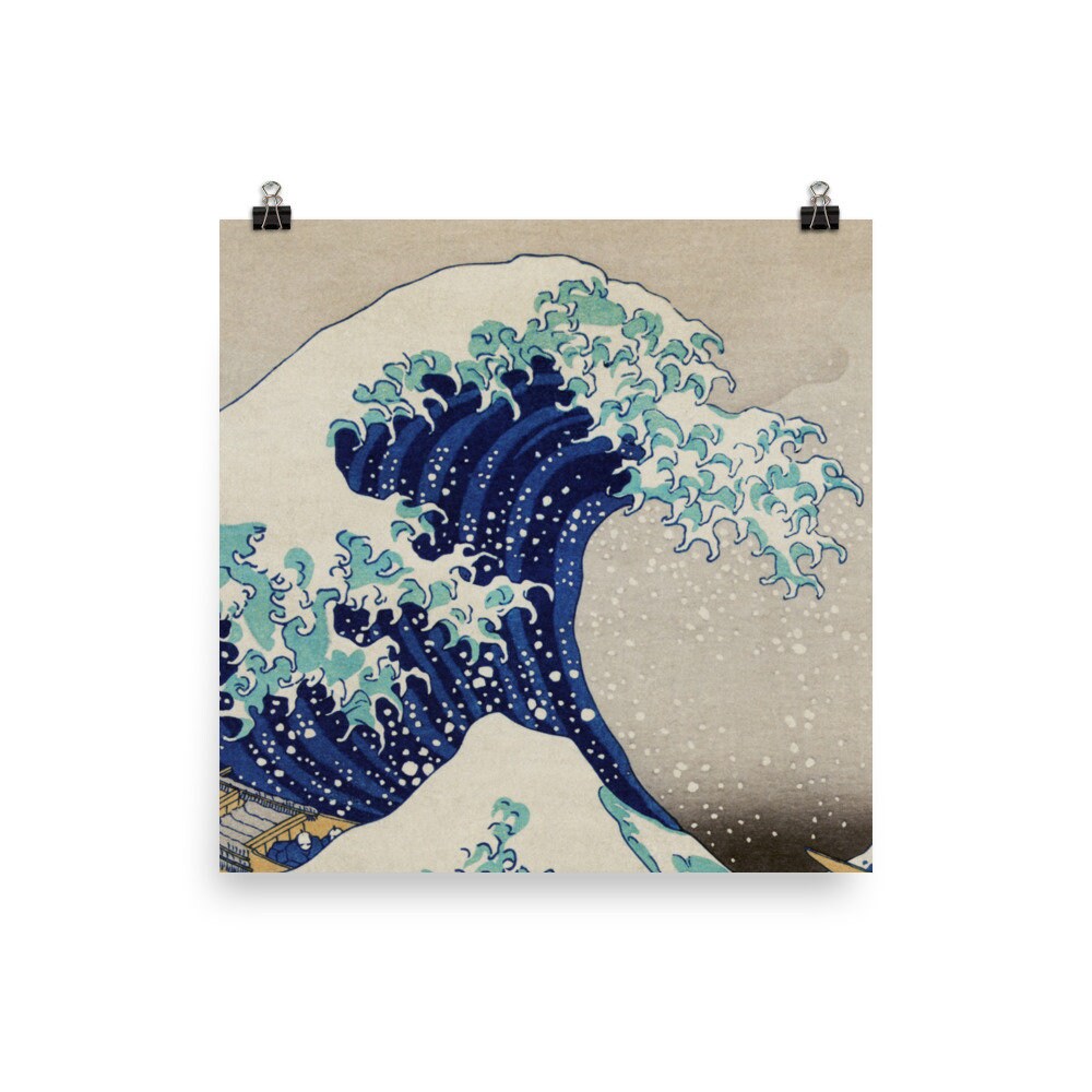 The Great Wave off Kanagawa Poster, Katsushika Hokusai, Japanese Art ...