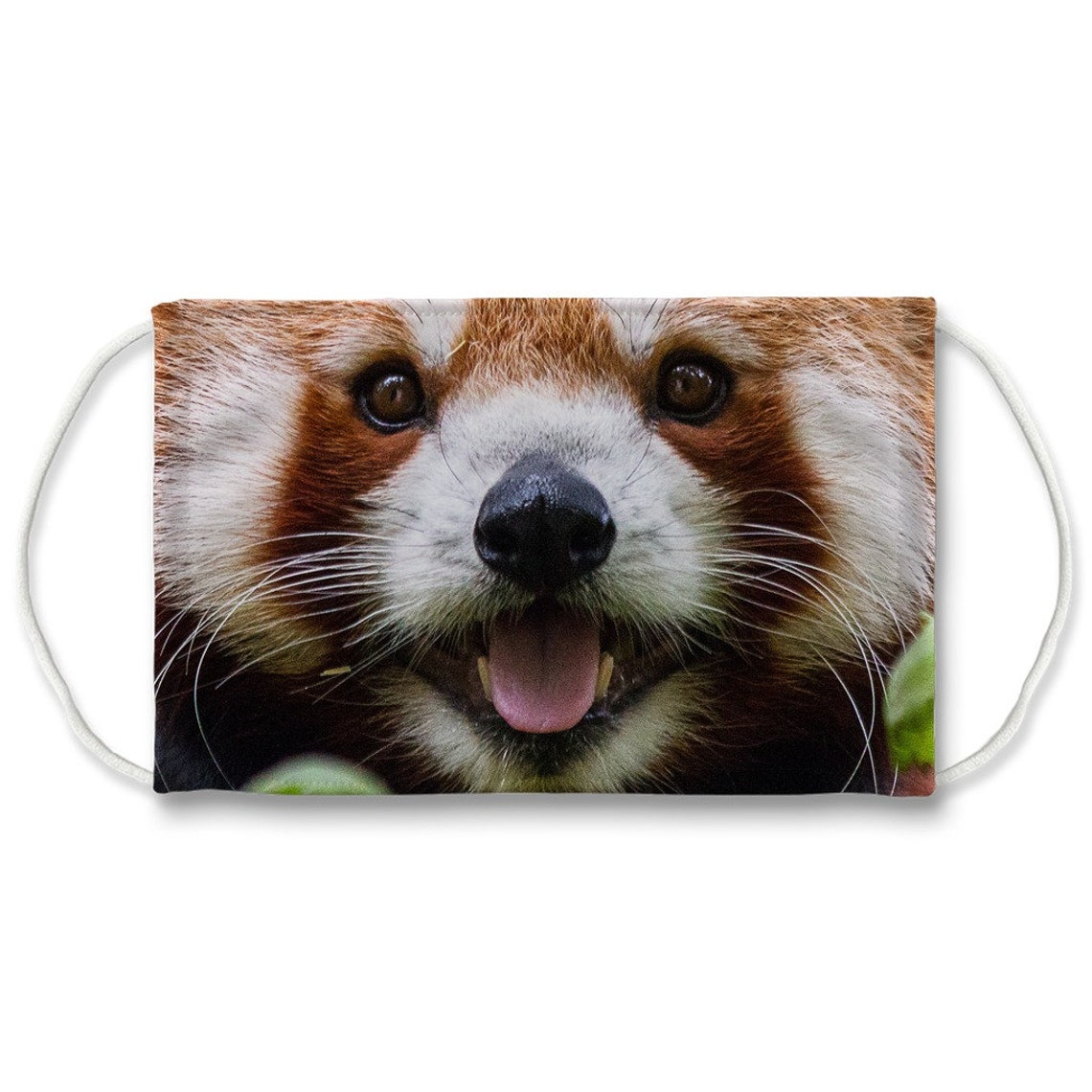 Red Panda Nose Face Mask Funny Panda Face Mask Washable Face - Etsy