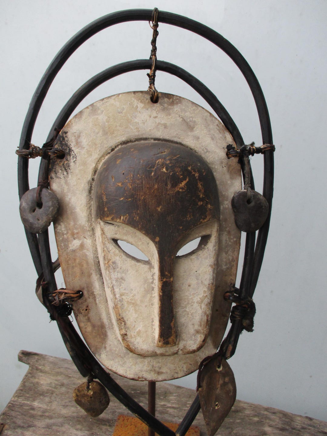 Inuit Wooden Mask 62 Cm - Etsy