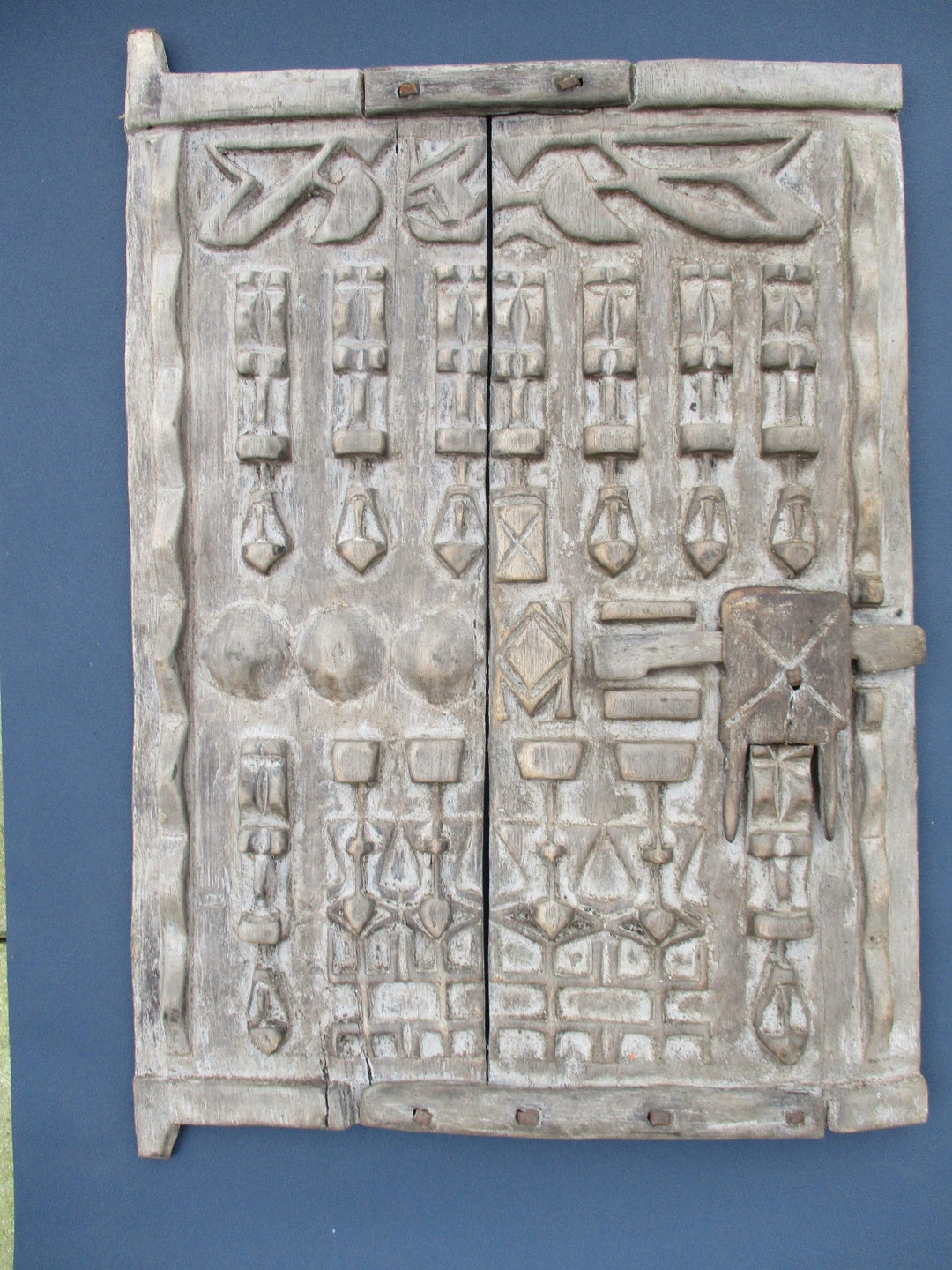 Dogon Mali Attic Door 62 Cm X 48 Cm - Etsy