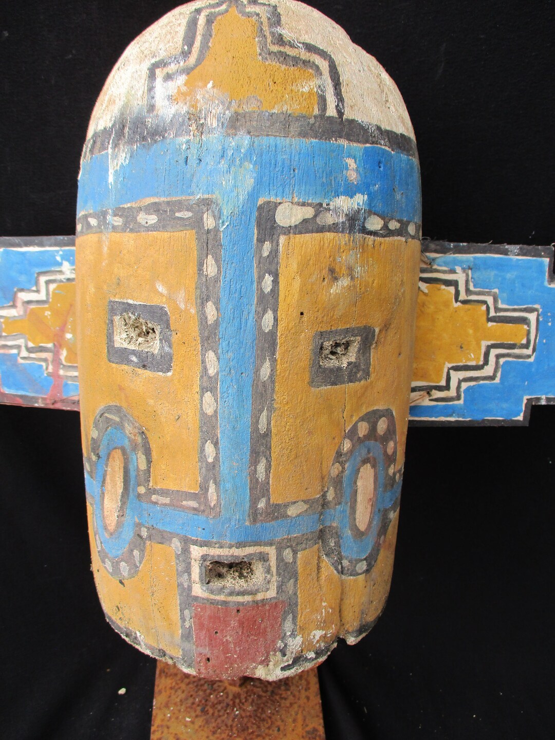 Wooden Hopis Kachina Helm Mask 48 Cm - Etsy
