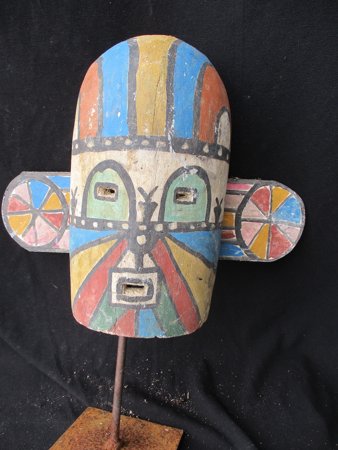 Wooden Hopis Kachina Helm Mask 48 Cm - Etsy
