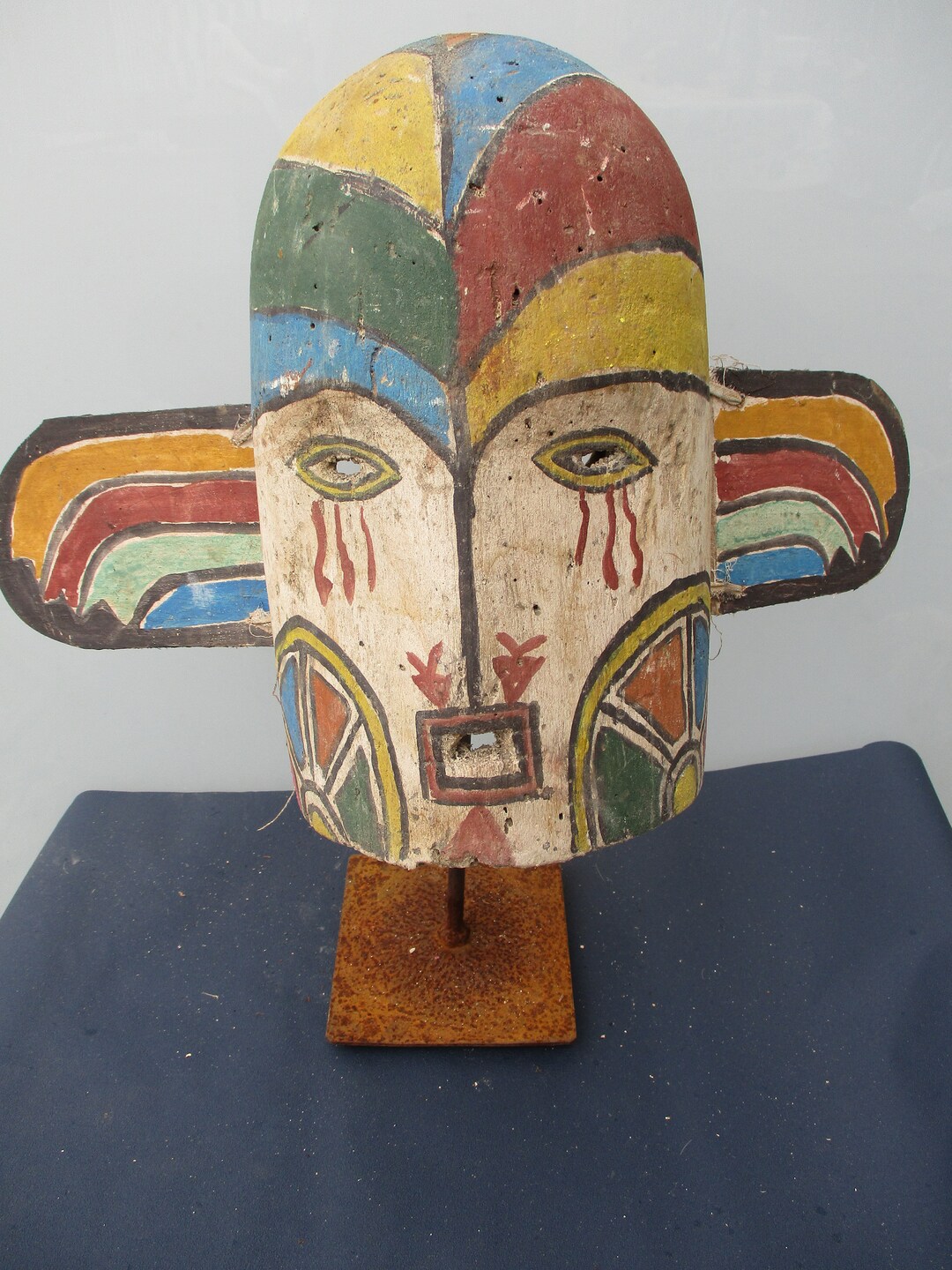 Wooden Hopis Kachina Helm Mask 48 Cm - Etsy