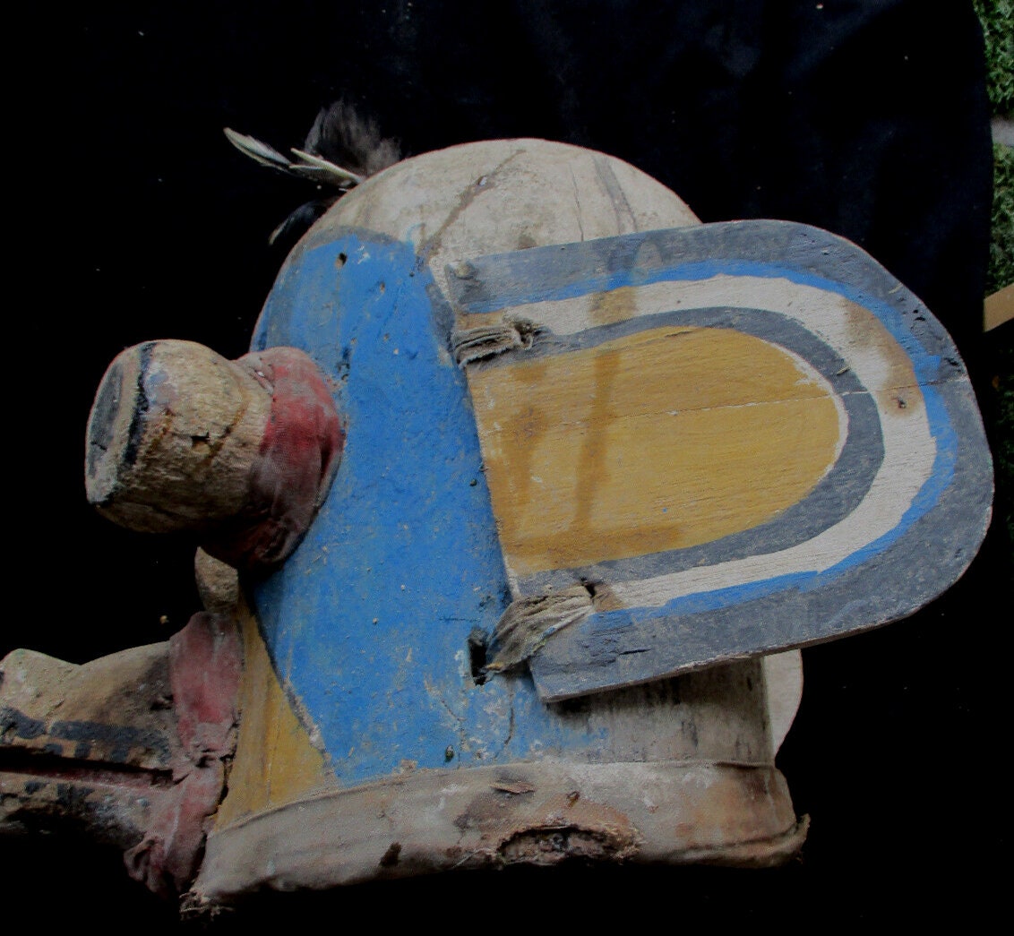Wooden Hopis Kachina Helm Mask 34 Cm - Etsy