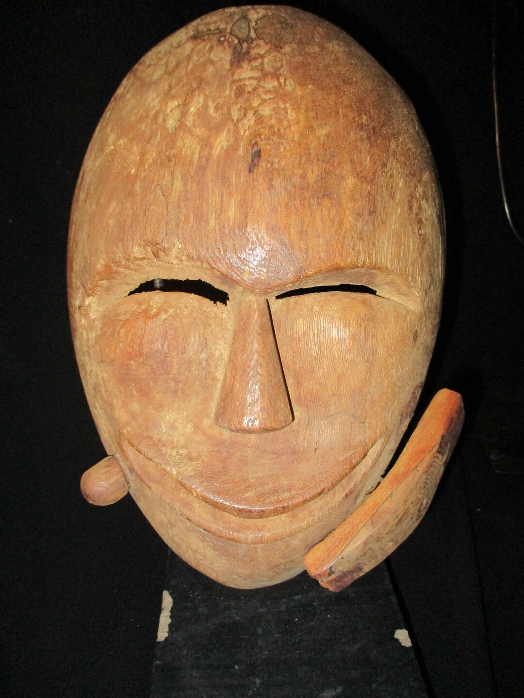 Inuit Wooden Mask 30 Cm - Etsy