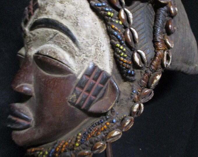 Pounou Okuyi Mask Punu Okuyi Mask 34 Cm - Etsy