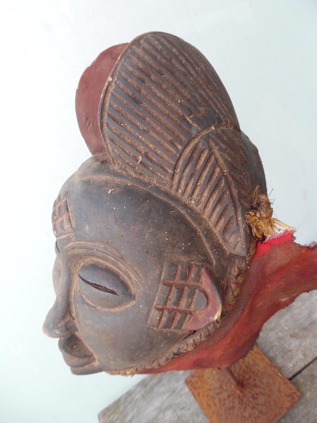 Pounou Okuyi Mask Punu Okuyi Mask 34 Cm - Etsy