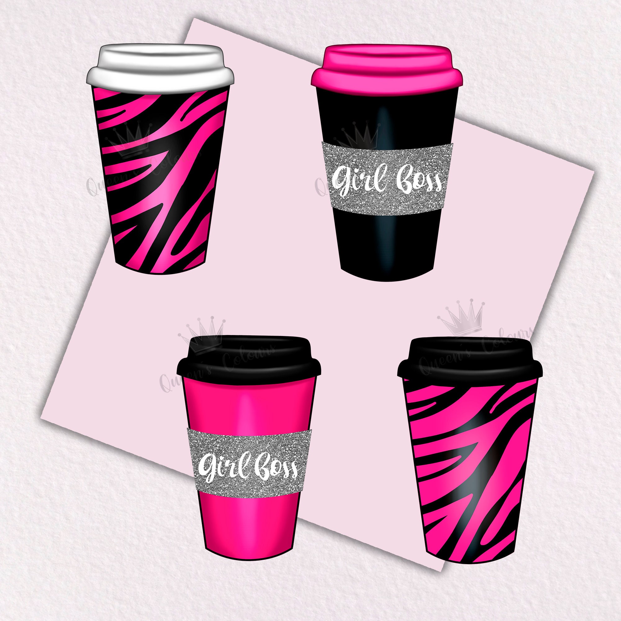 Fashion Planner Set Clipart, Planner Decorations Kit, Fashion Clipart ...