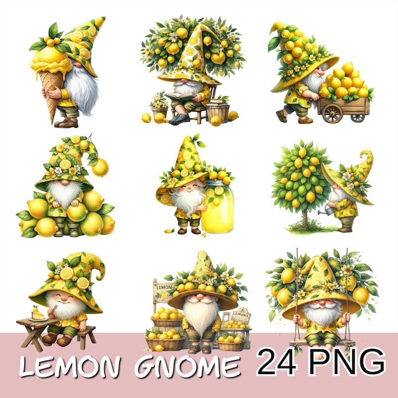 Lemon Gnome - Etsy